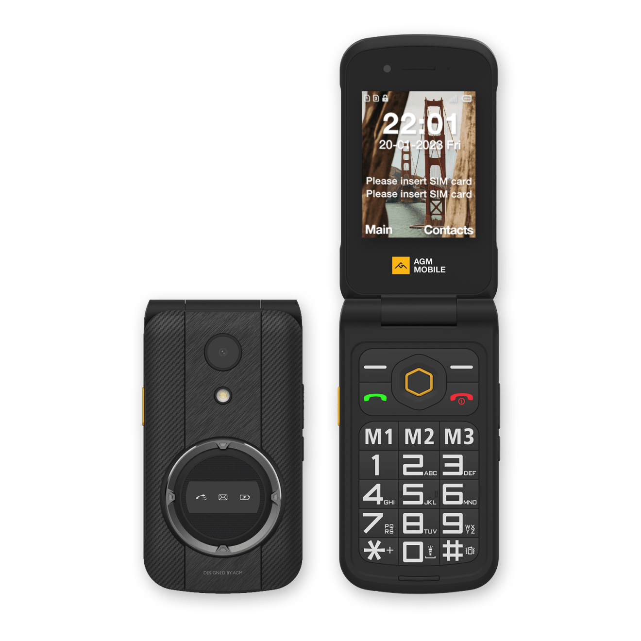 AGM M9 | Rugged | 4G | Ergonomic | User Friendly | Fast Dial | Dual SIM ...