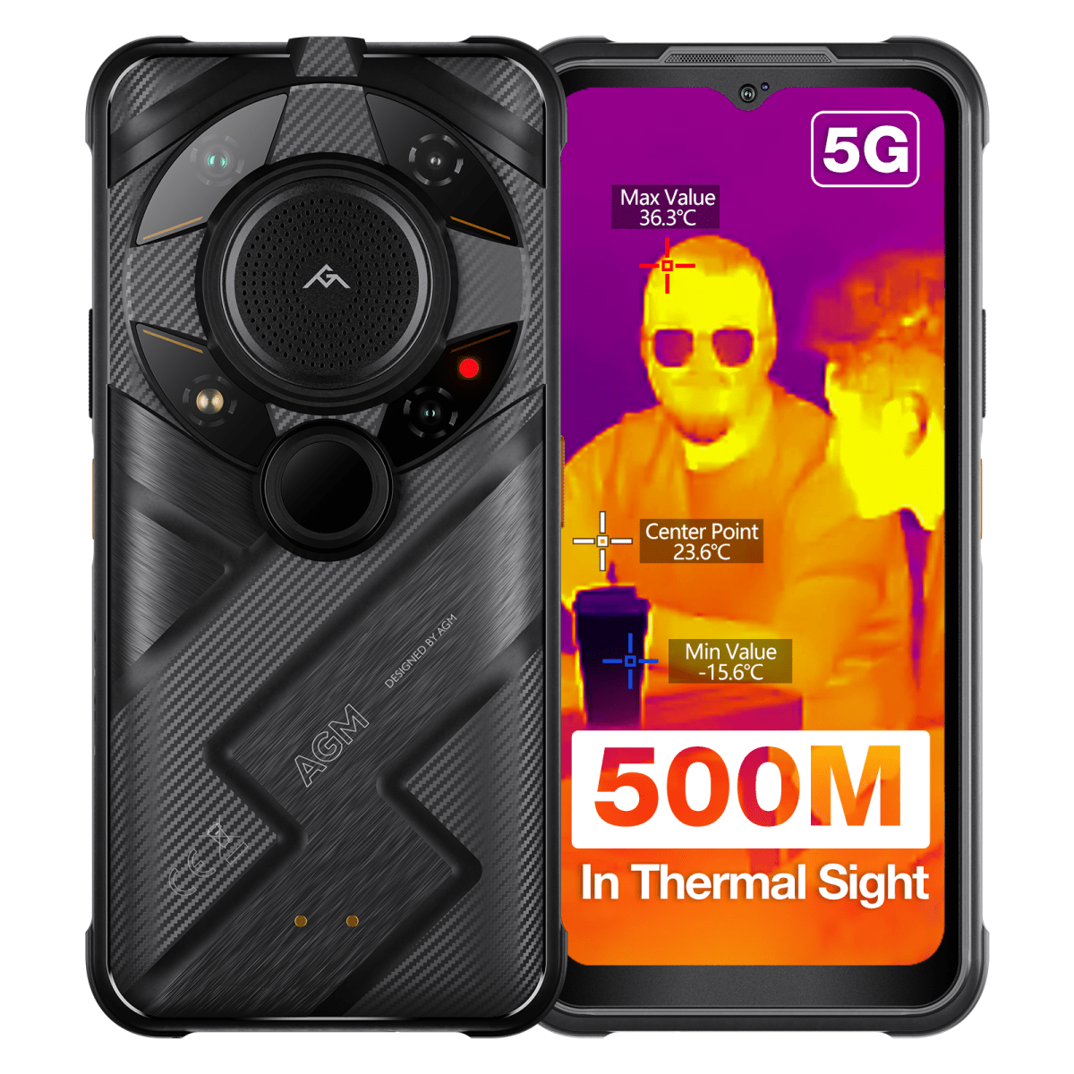 AGM G2 Guardian | 5G Unlocked Rugged Smartphone | Thermal Monocular ...