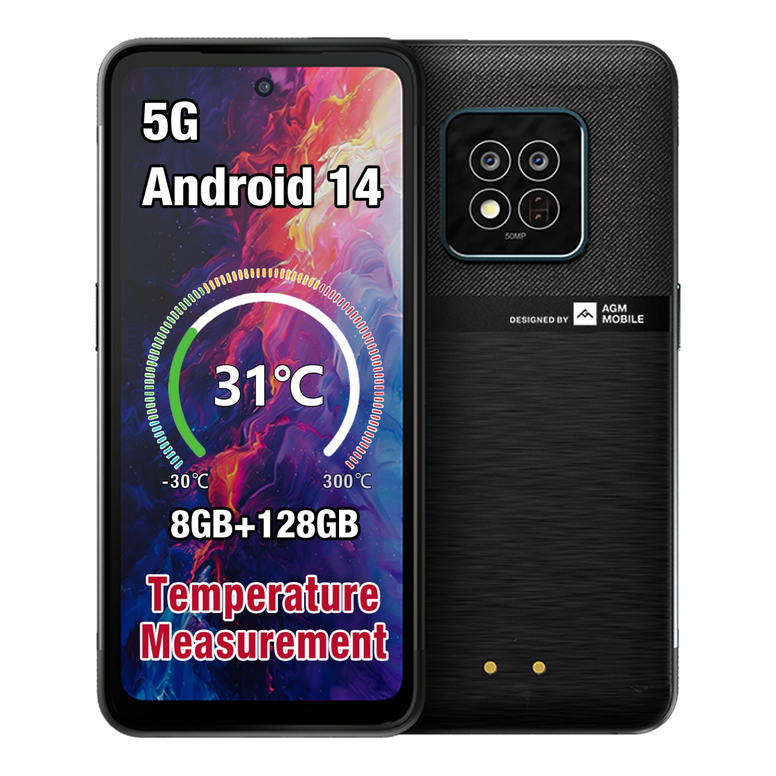 AGM X6 Phantom | Transparent Appearance | Stylish | Octa-Core 5G Rugged ...