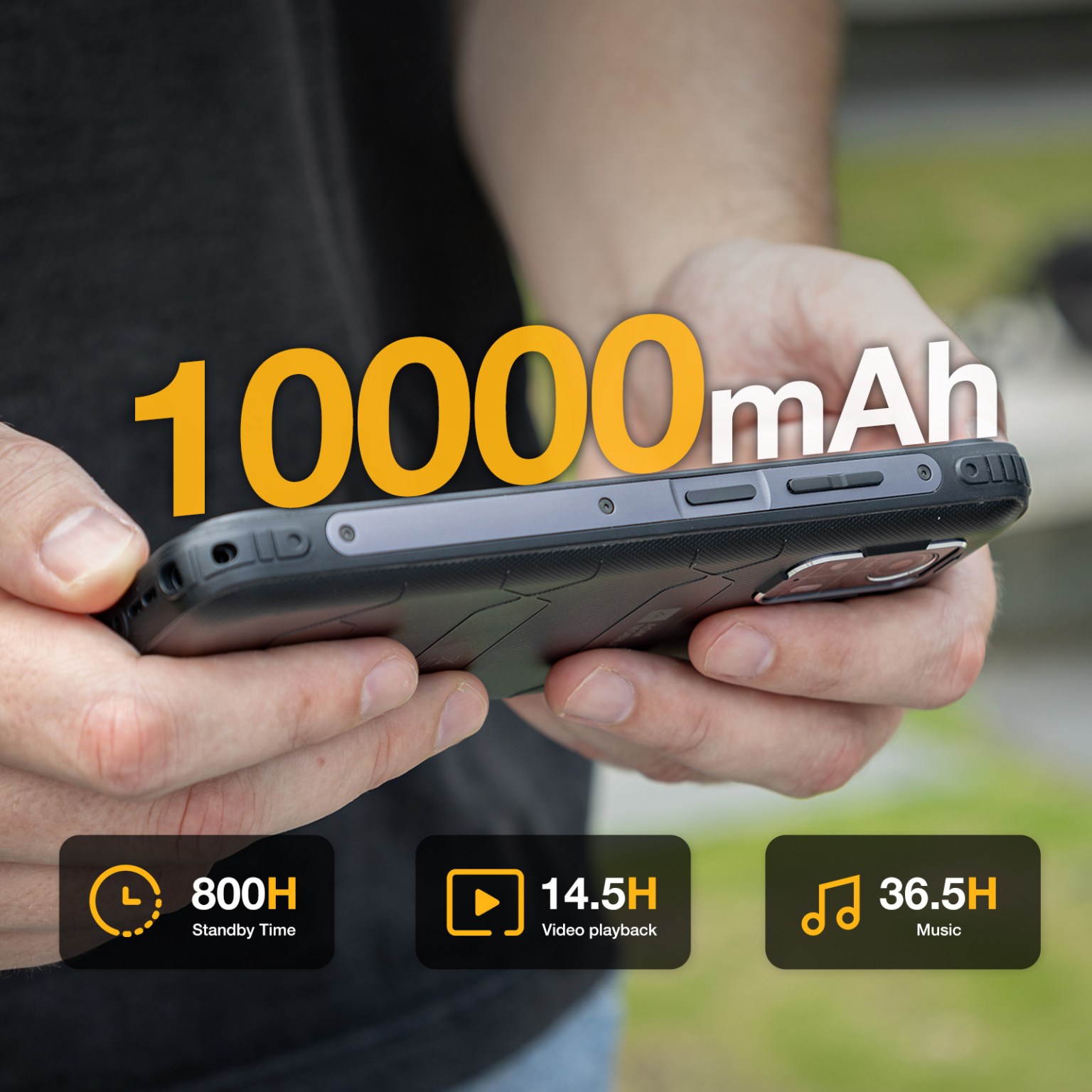 AGM H Max | Rugged | 10000 mAh Battery | Light and Thin | 90Hz Display ...